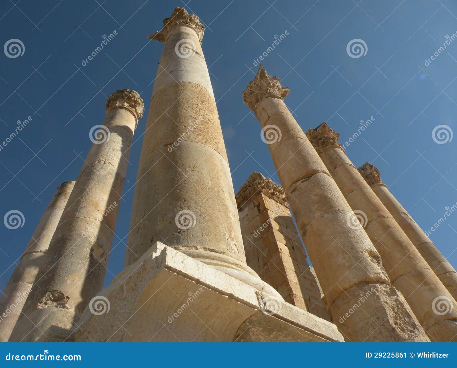 Pillars in the sky stock image. Image of ancient, large - 29225861