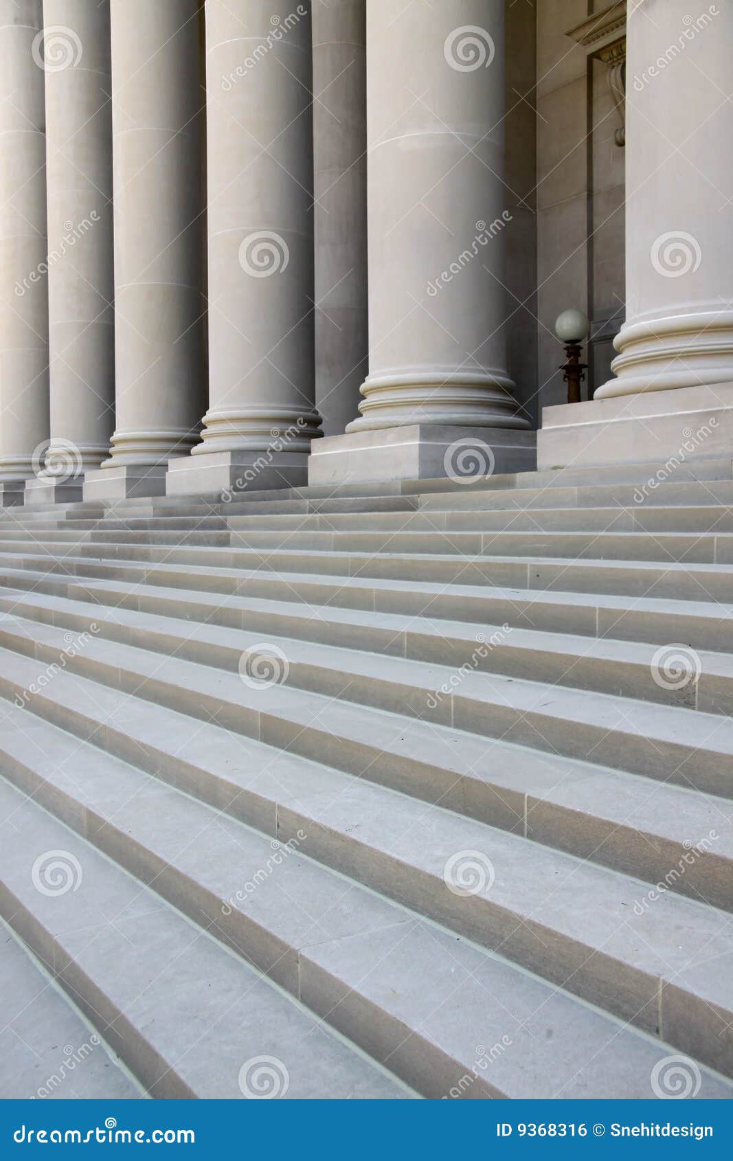 Pillars and Stairs stock photo. Image of greek, architecture - 9368316