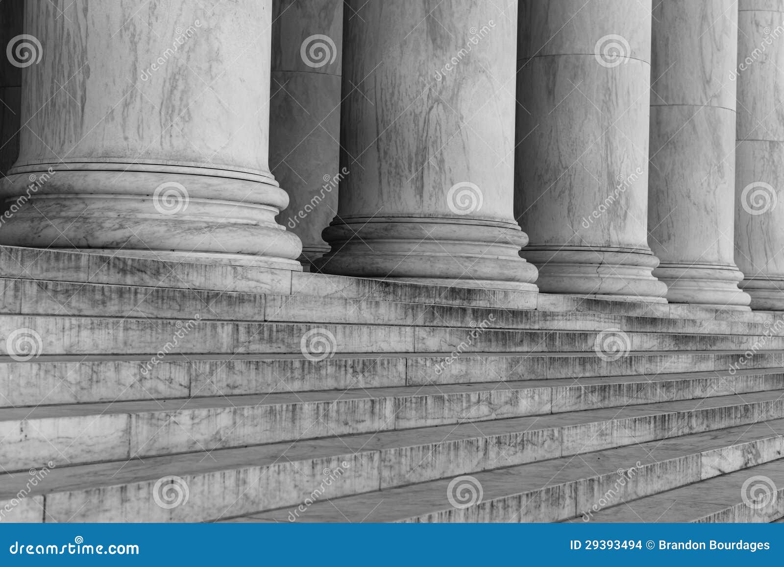 Pillars and Steps stock photo. Image of neoclassical - 29393494