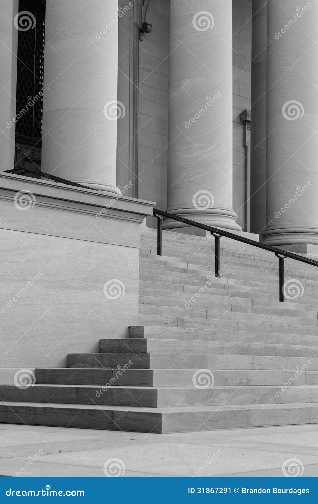 Pillars and Steps stock image. Image of justice, column - 31867291