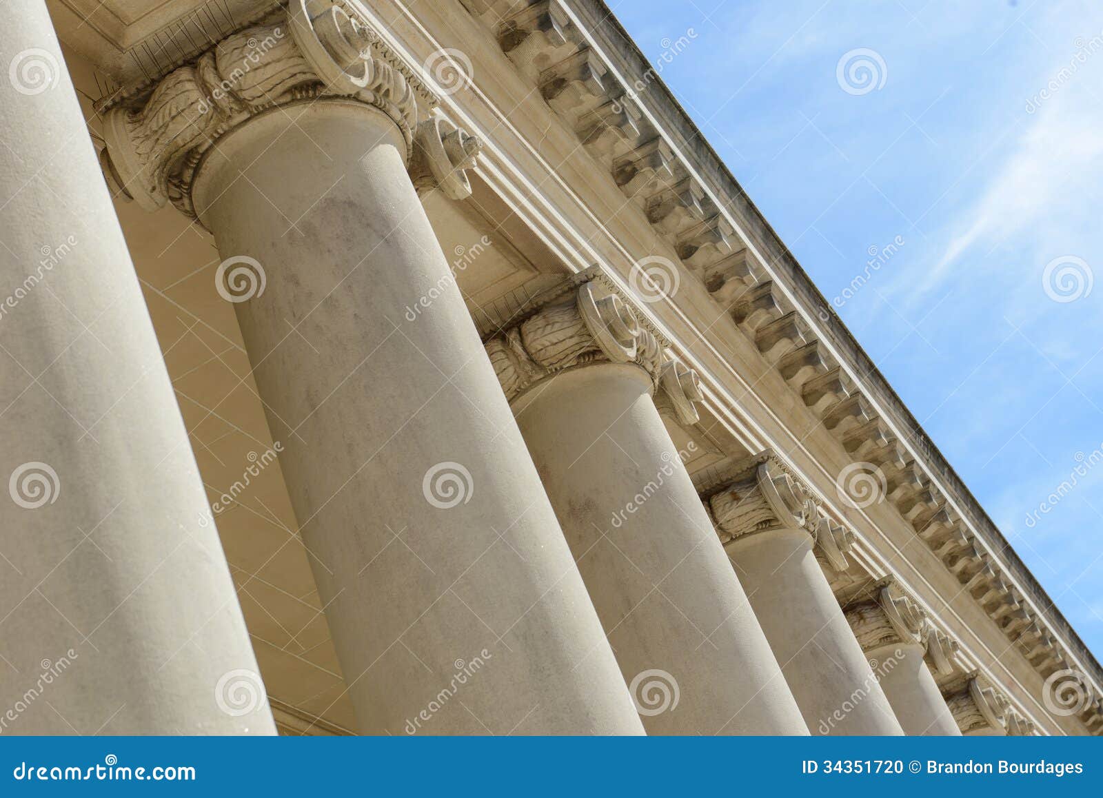 Pillars of Support stock photo. Image of classical, column - 34351720