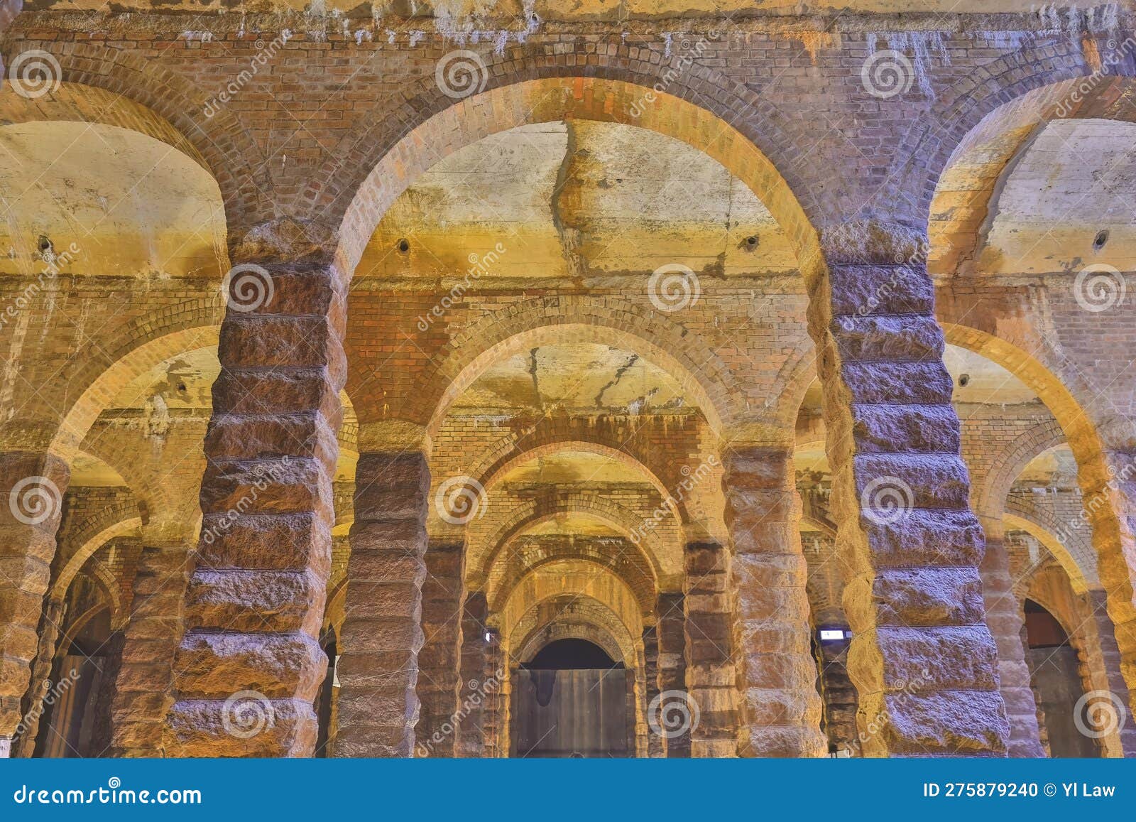 A Pillars Supporting the Ceiling in SSP Service Reservoir April 22 2023 ...