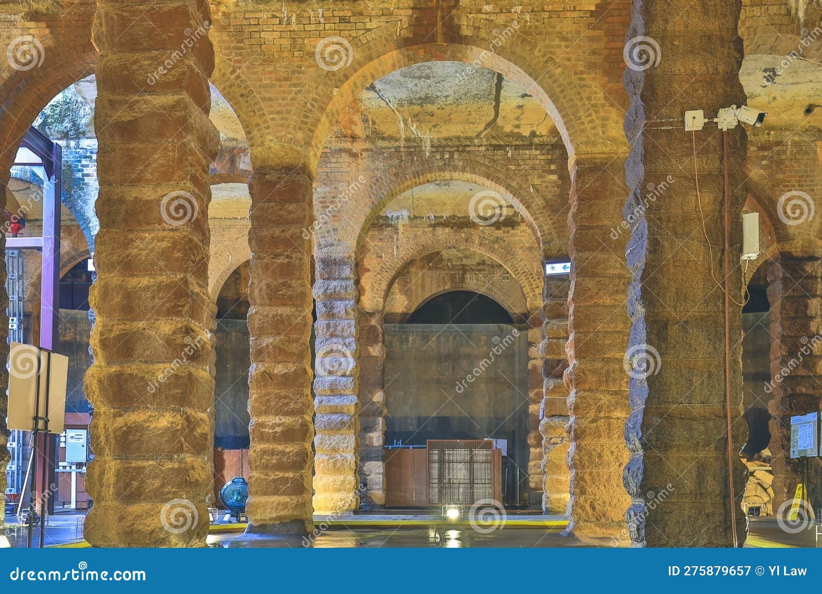 A Pillars Supporting the Ceiling in SSP Service Reservoir April 22 2023 ...
