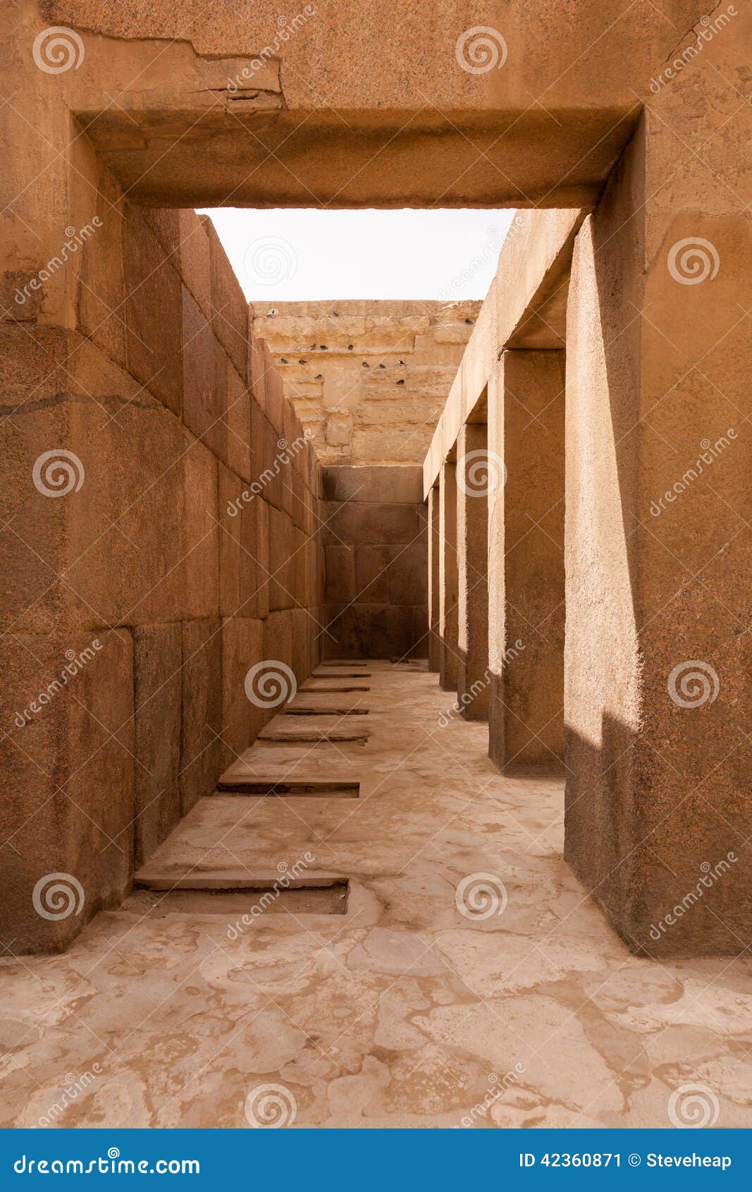 Pillars Underneath Sphinx Cairo Egypt Stock Image - Image of cairo ...