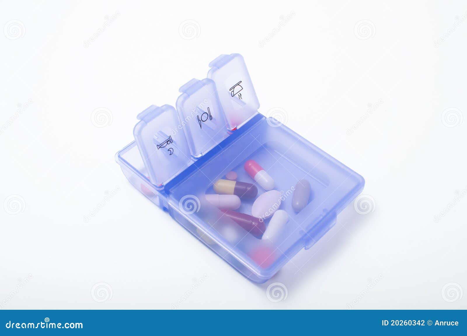 Pillbox stock photo. Image of capsules, analgesic, medication - 20260342