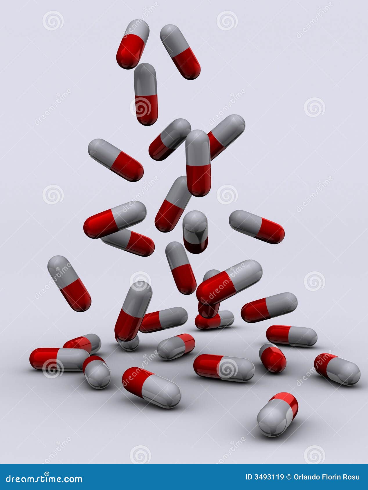 Pillen 3 stock illustratie. Illustration of daling, zieken - 3493119