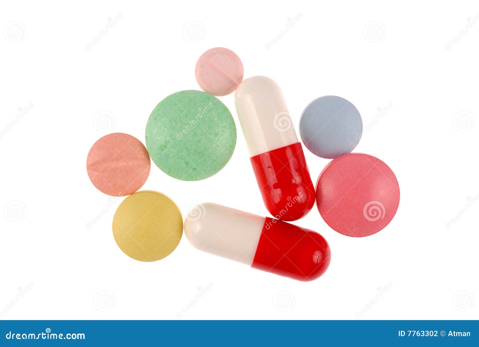 Pillen stock foto. Image of geneesmiddelen, tabletten - 7763302