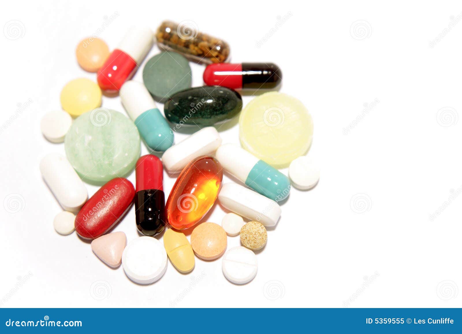 Pillen und Tabletten stockbild. Bild von medizinisch, konzept - 5359555