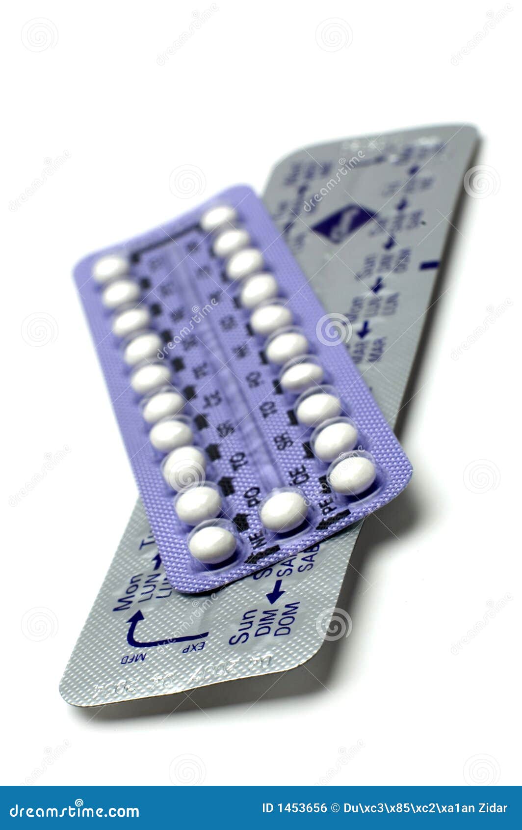 Pillole fotografia stock. Immagine di ginecologia, mestruazione - 1453656