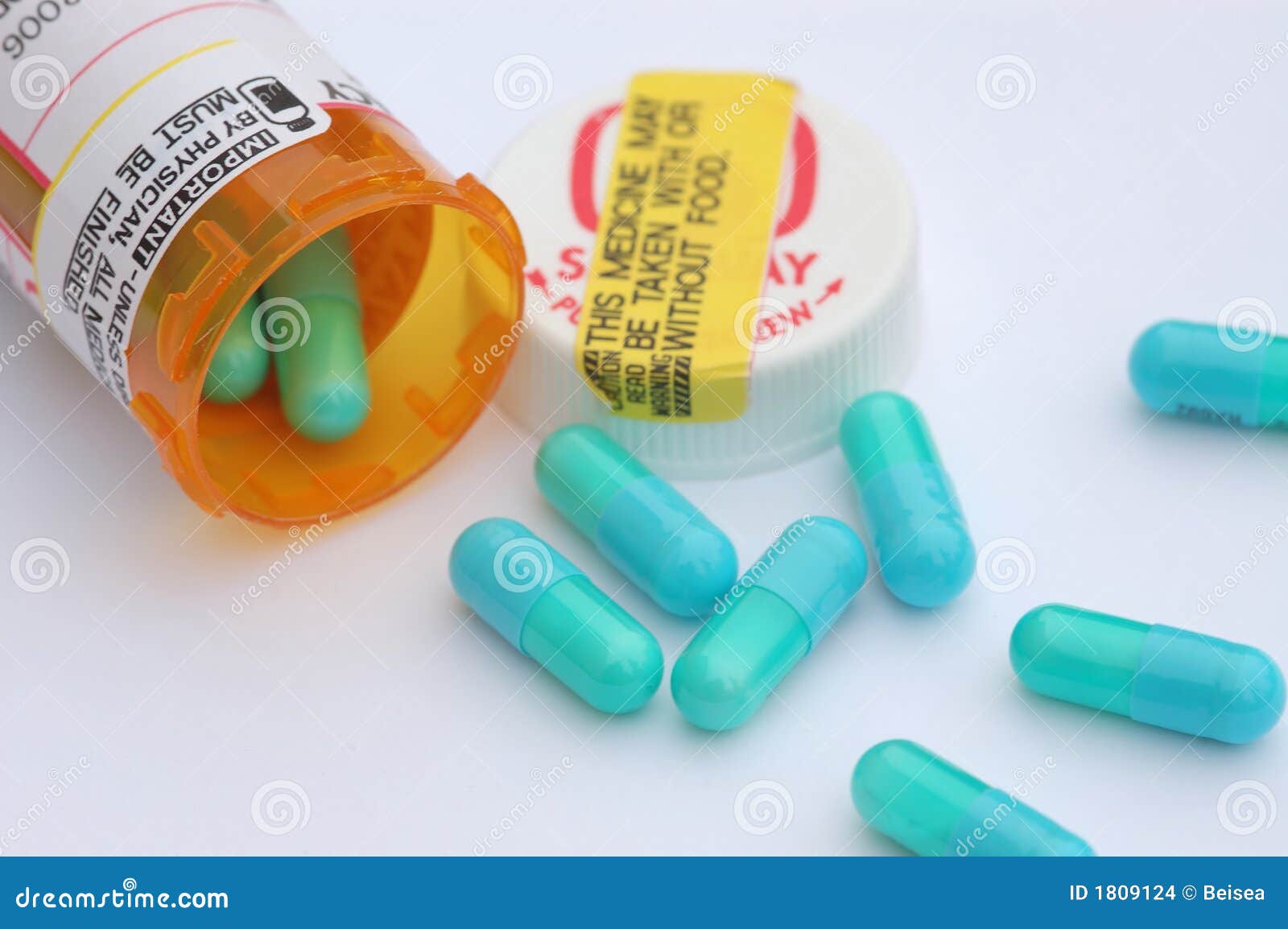 Pillole blu fotografia stock. Immagine di medico, salute - 1809124