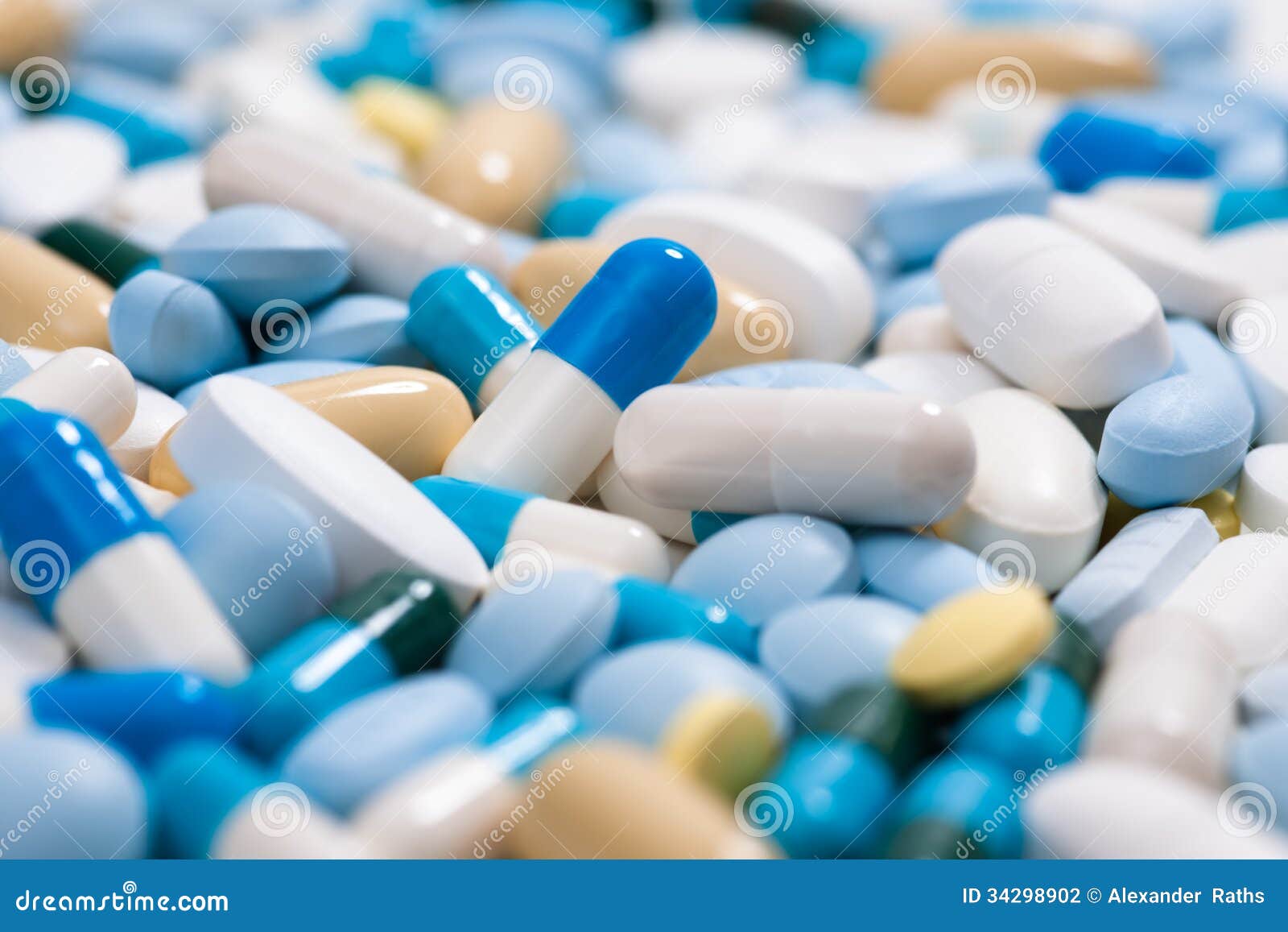 Pillole della medicina fotografia stock. Immagine di aspirina - 34298902