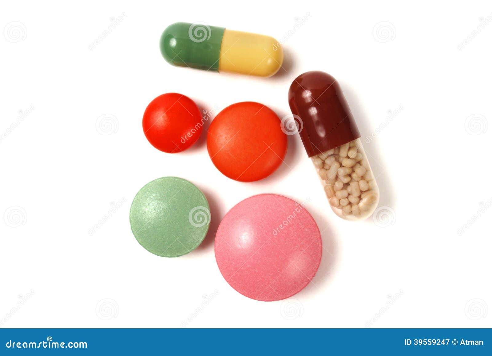 Pillole e capsule immagine stock. Immagine di droghe - 39559247