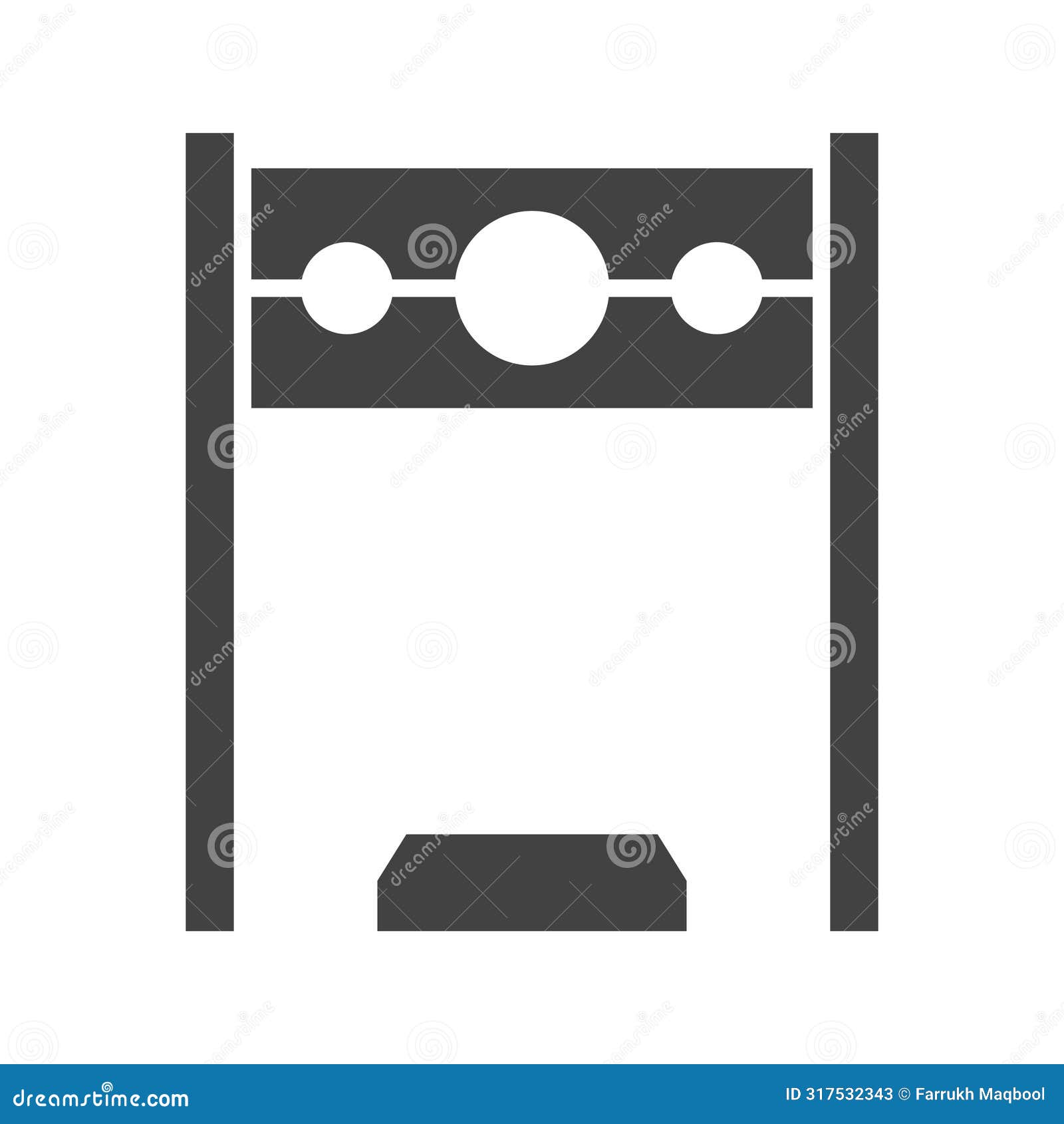 Pillory Icon Vector Sign And Symbol Isolated On White Background ...