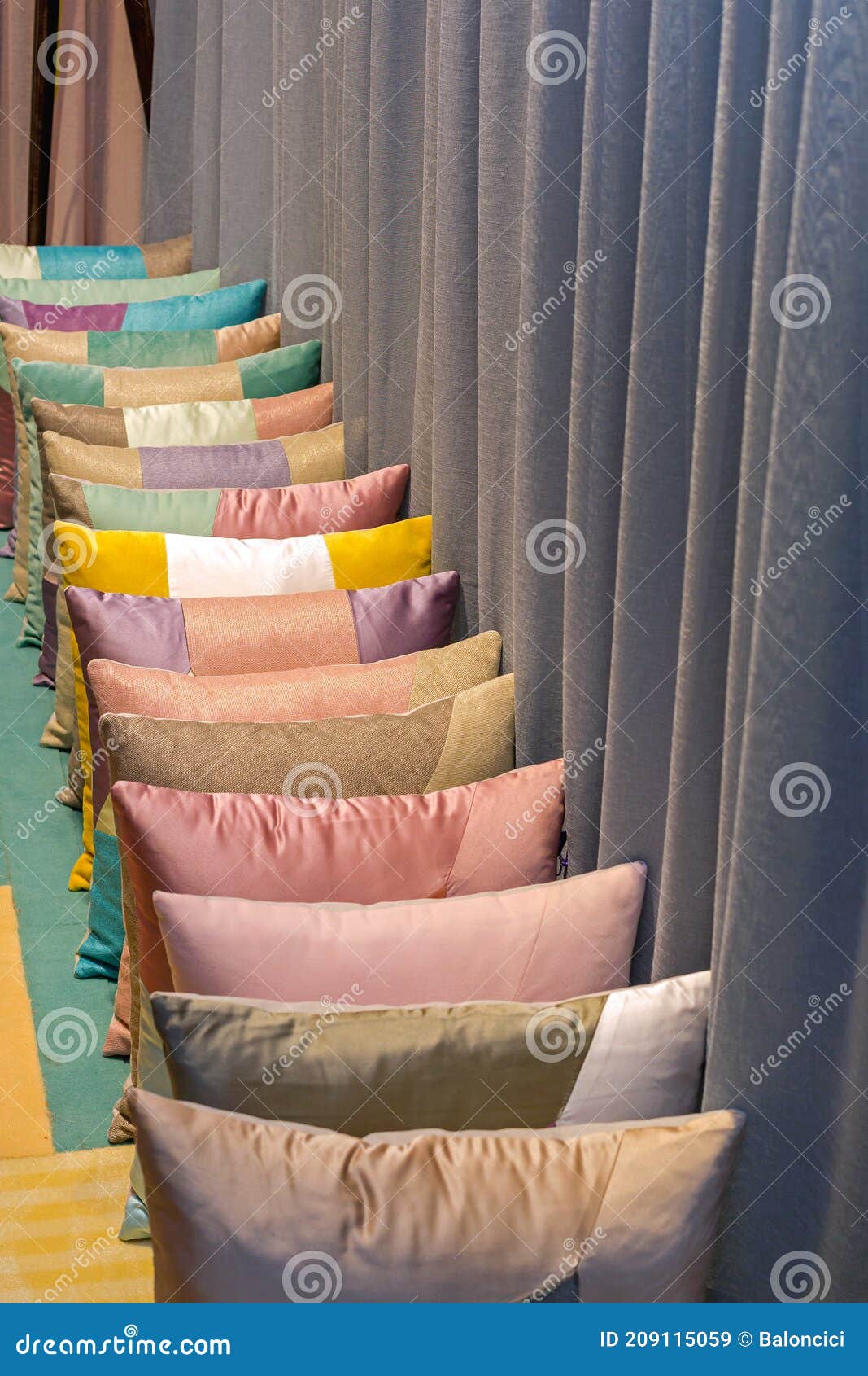 Pillow Collection stock image. Image of cushion, decoration - 209115059