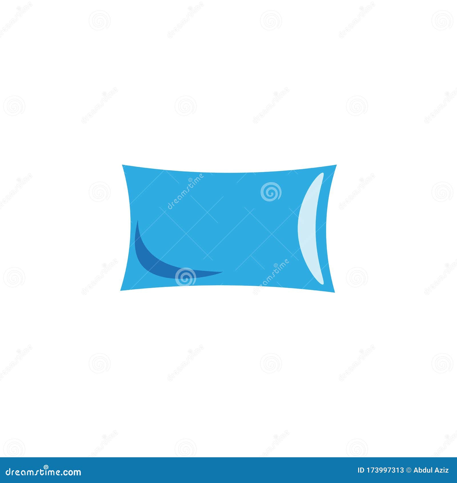 Pillow logo vector stock vector. Illustration of relax - 173997313