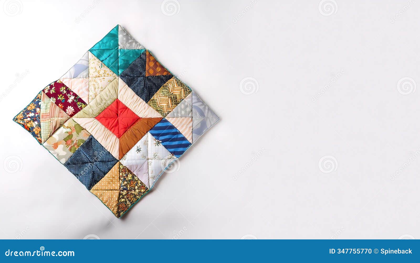 Pillow Made of Patch or Pieced Work is a Form of Needlework that Involves Sewing Together Pieces ...