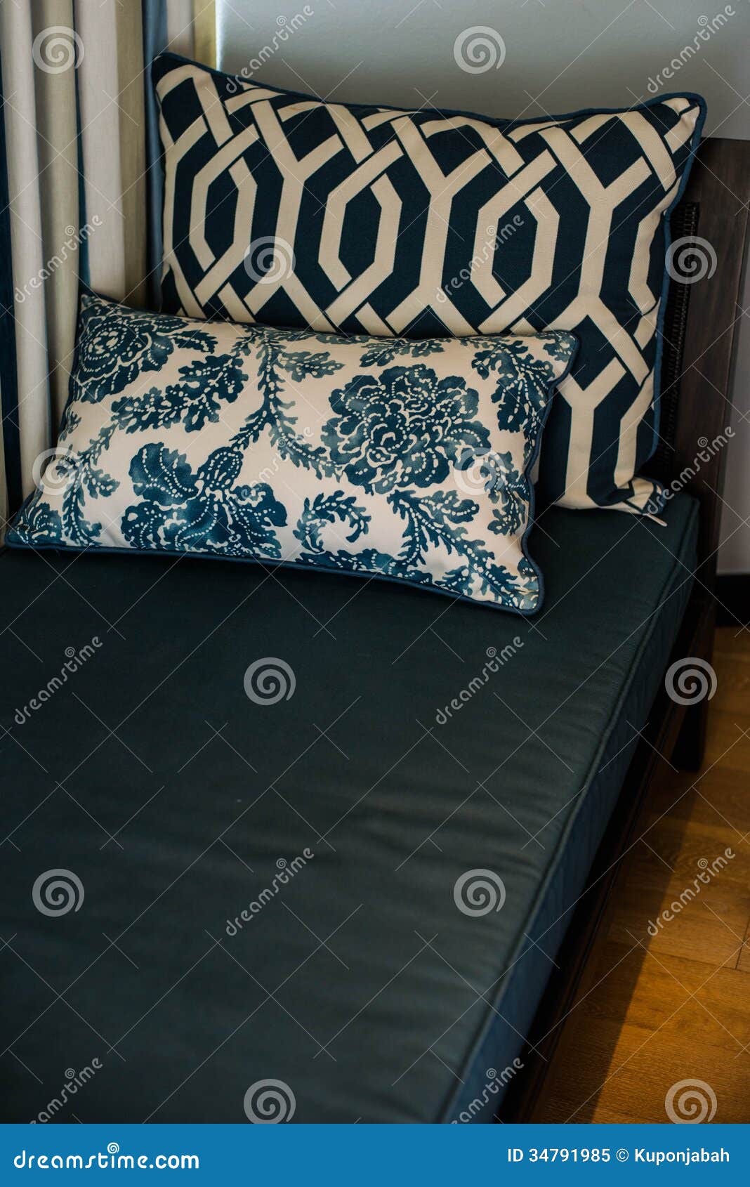 Pillow in room stock image. Image of luxury, hotel, lamp - 34791985