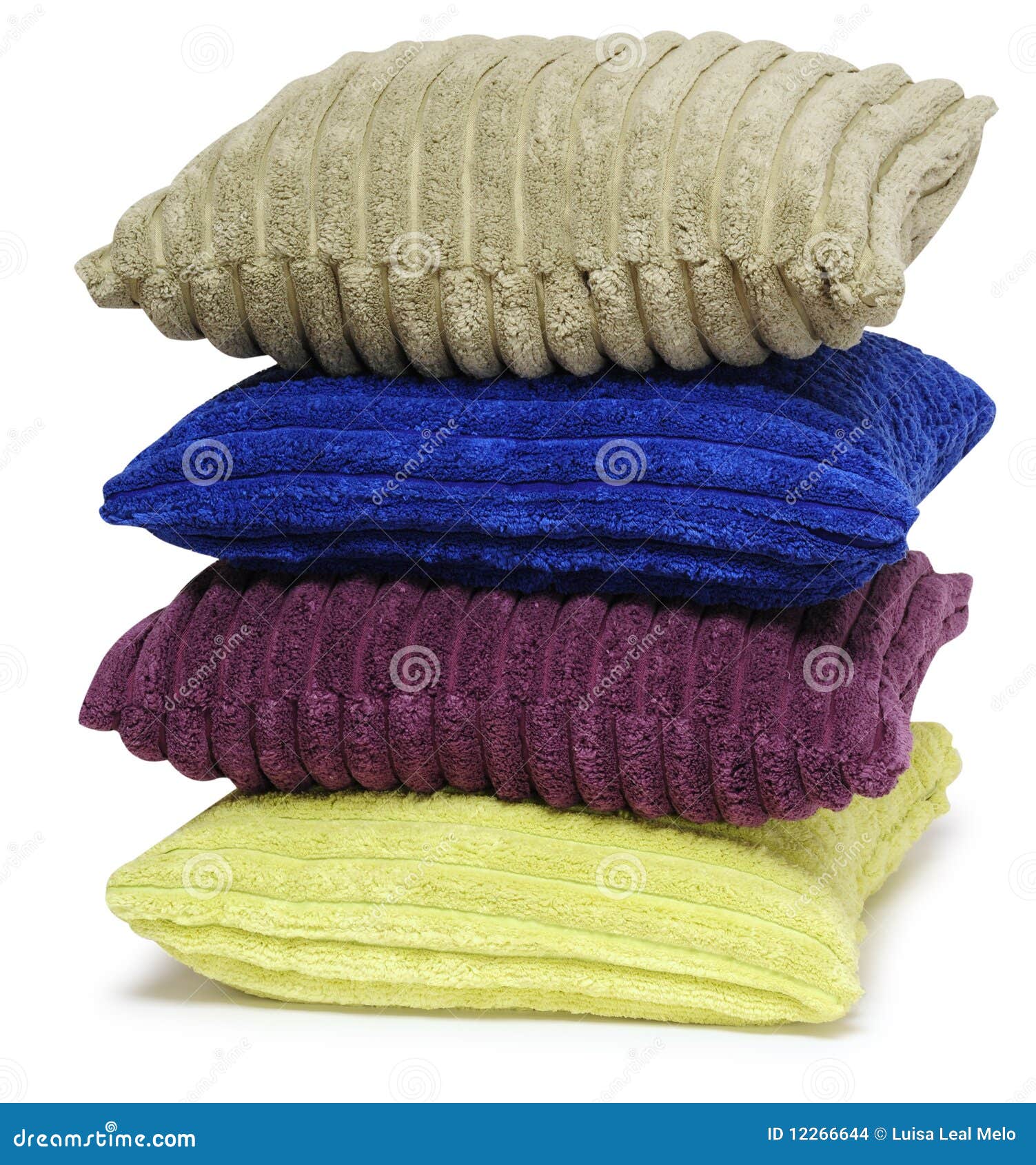 Pillows. Isolated stock photo. Image of clipping, products - 12266644