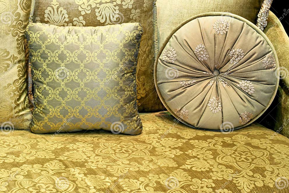 Pillows round stock photo. Image of colourful, colour - 3935956