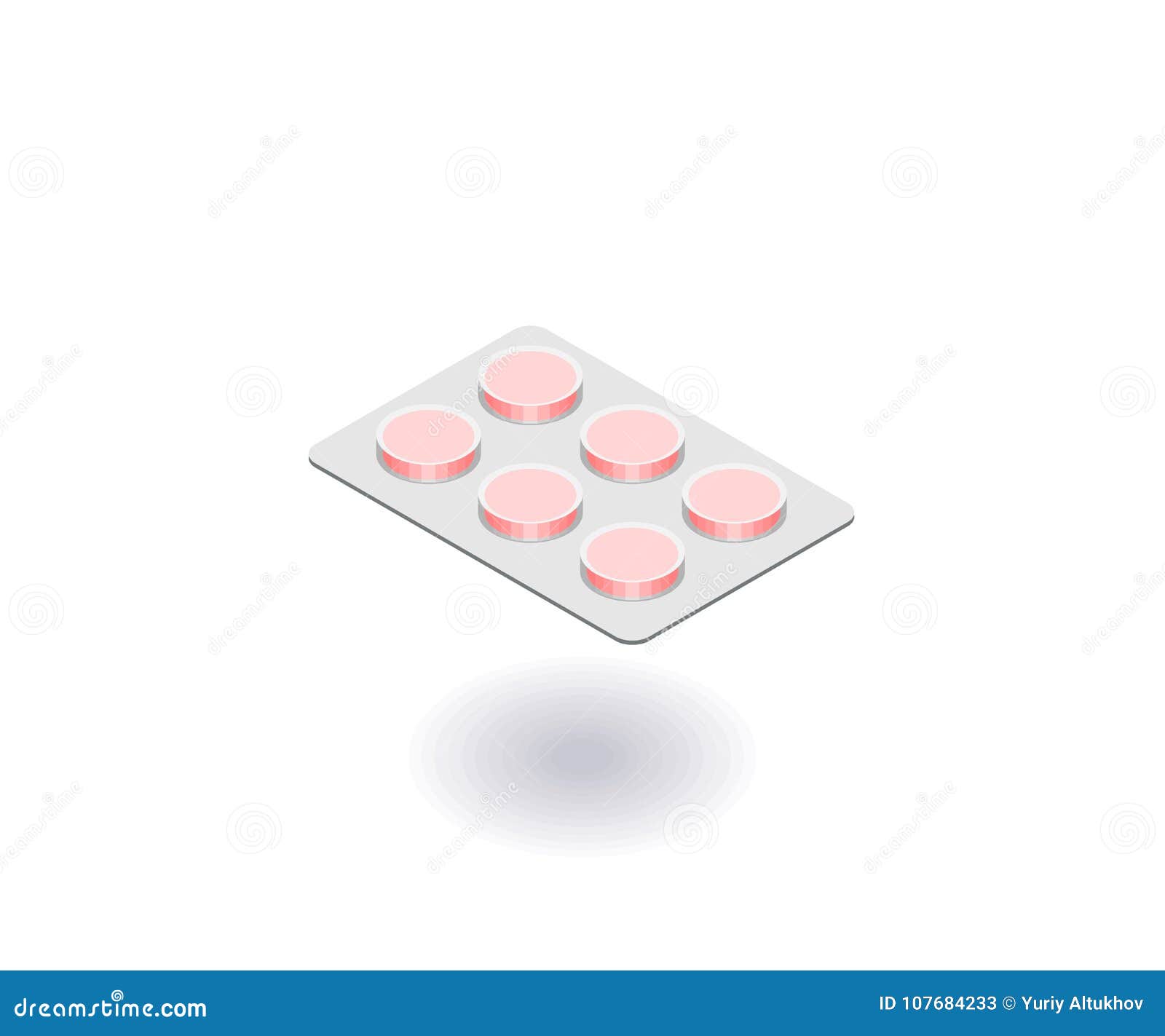 Pills Blister, Strip with Tablets Icon. Vector Illustration in Flat ... Pills Blister, Strip with Tablets Icon. Vector Illustration in Flat ...