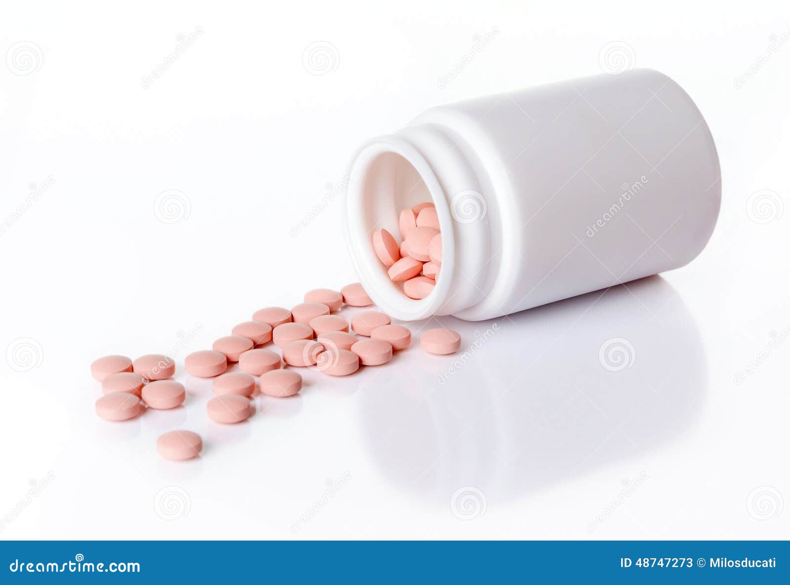 Pills Bottle and Pink Pills Stock Image - Image of closeup, bottle ...