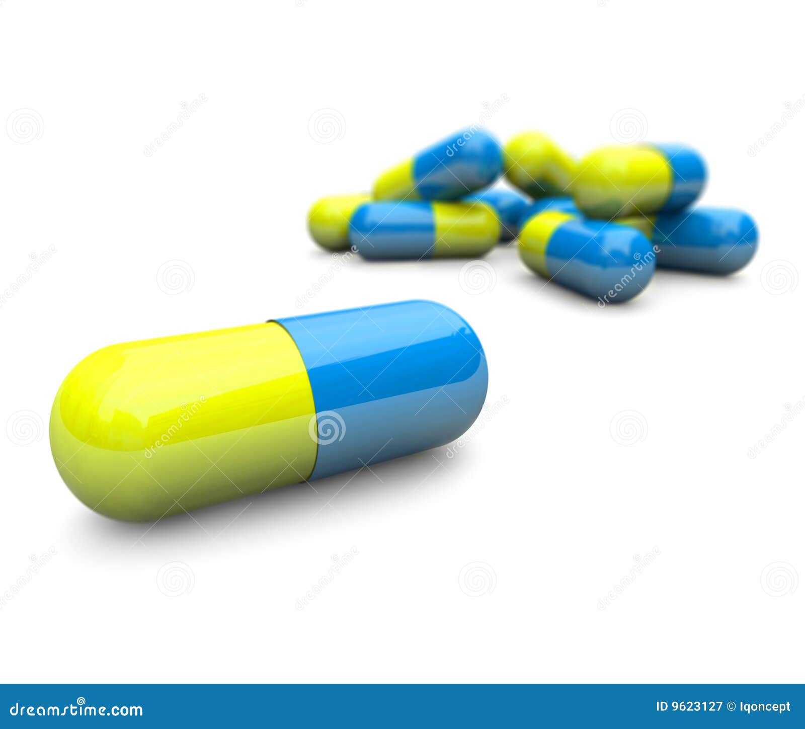 Pills - Capsules Close-up stock illustration. Illustration of ...