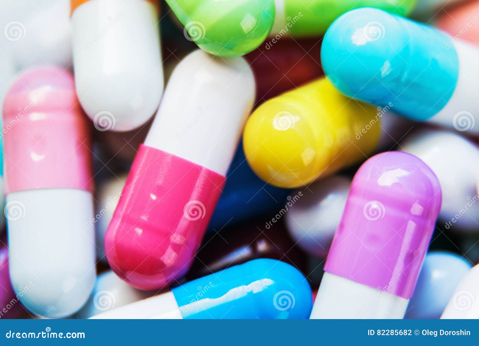 Pills of Different Colors Background Stock Photo - Image of medication ...