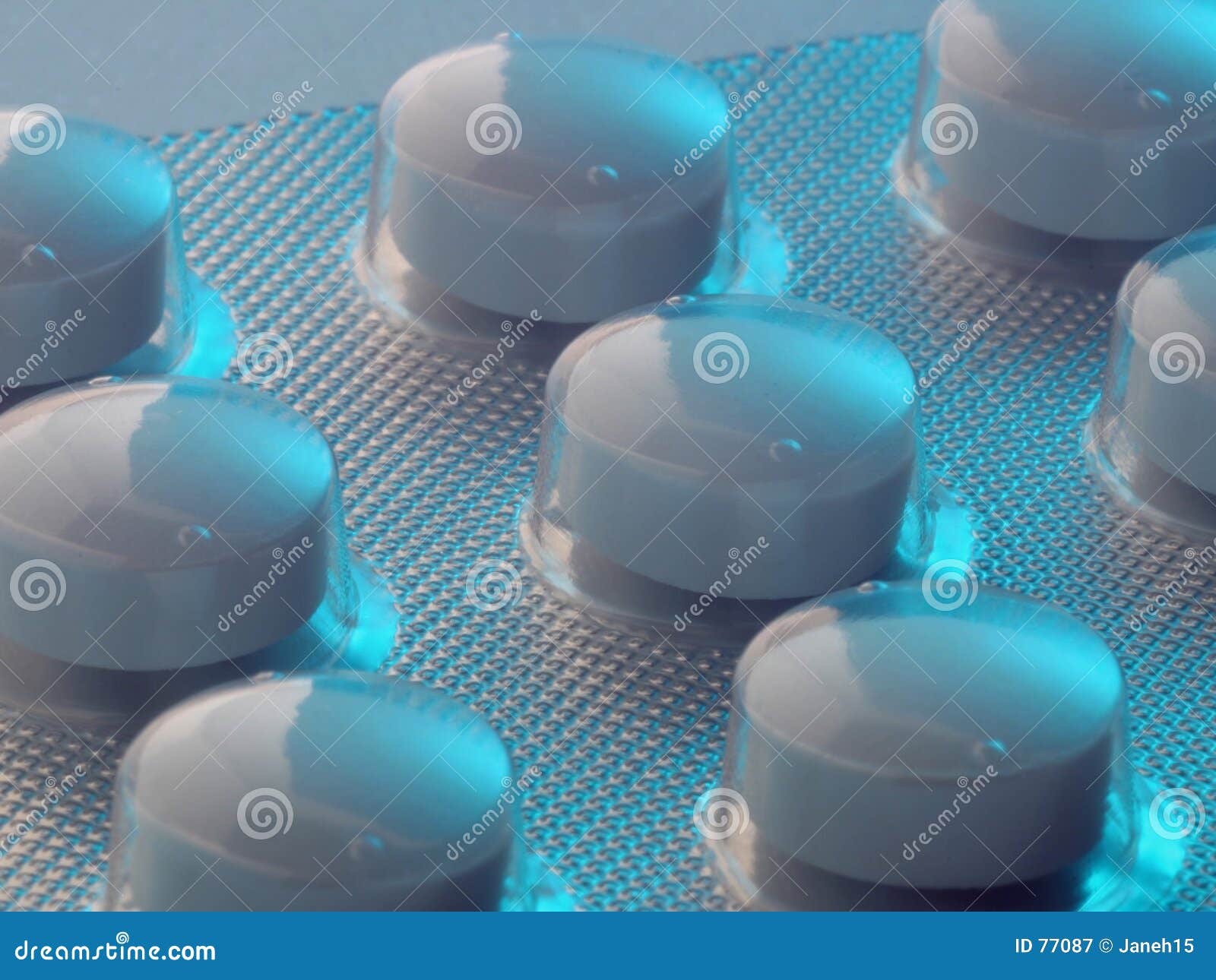 Pills in foil wrapping stock image. Image of drugs, remedy - 77087