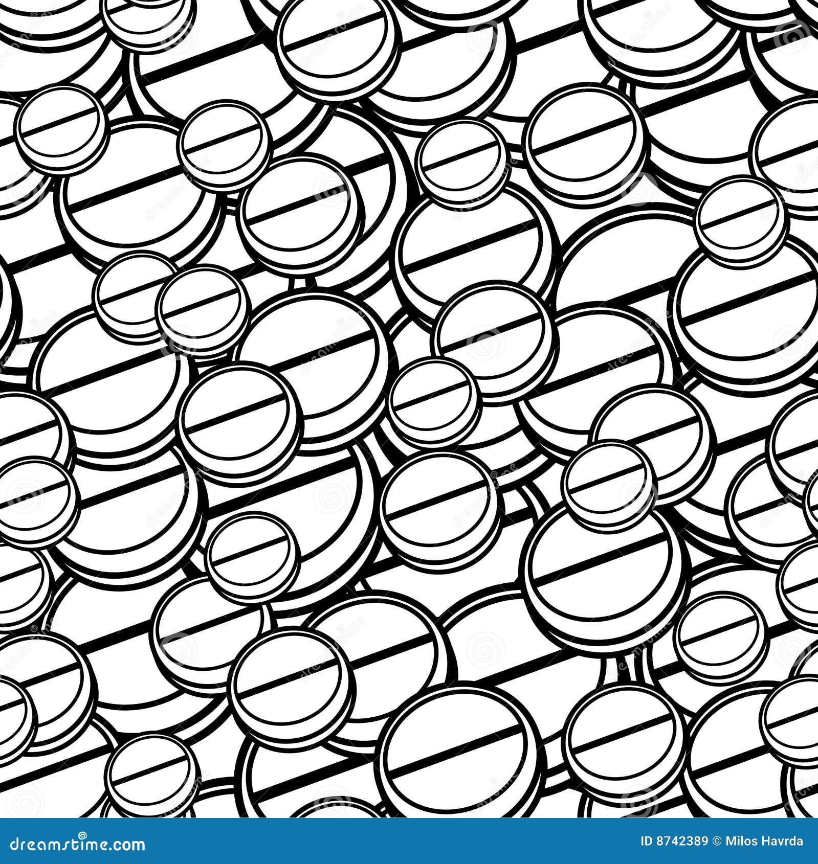 Pills genuine pattern stock vector. Illustration of medical - 8742389