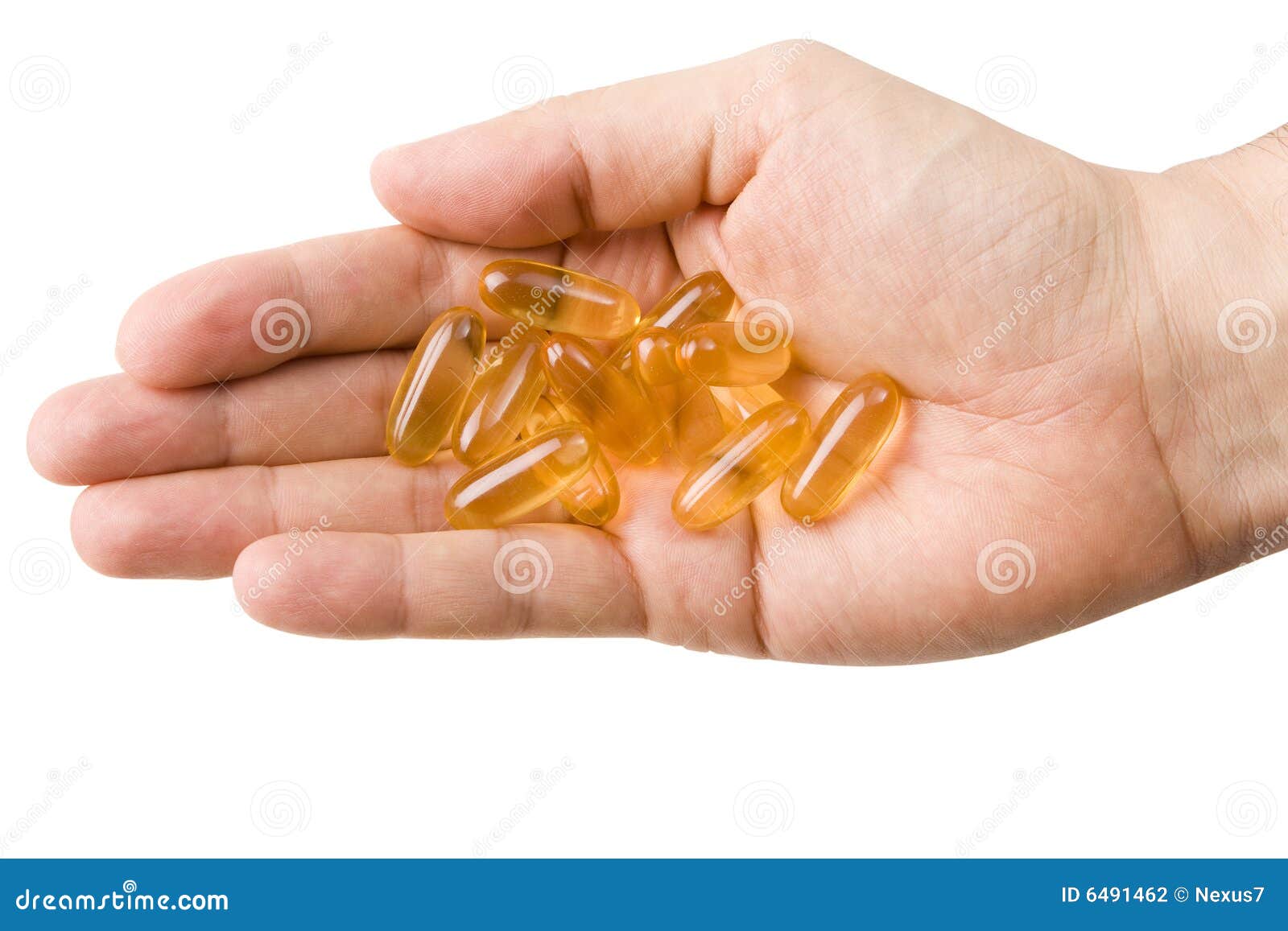Pills in Hand stock photo. Image of abundant, healthy - 6491462