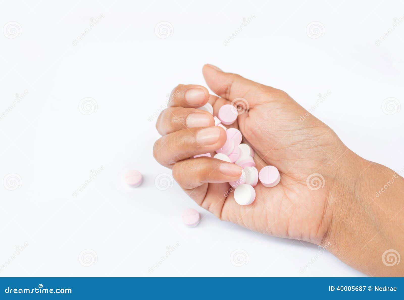 Pills in hand stock image. Image of pill, cure, prevention - 40005687