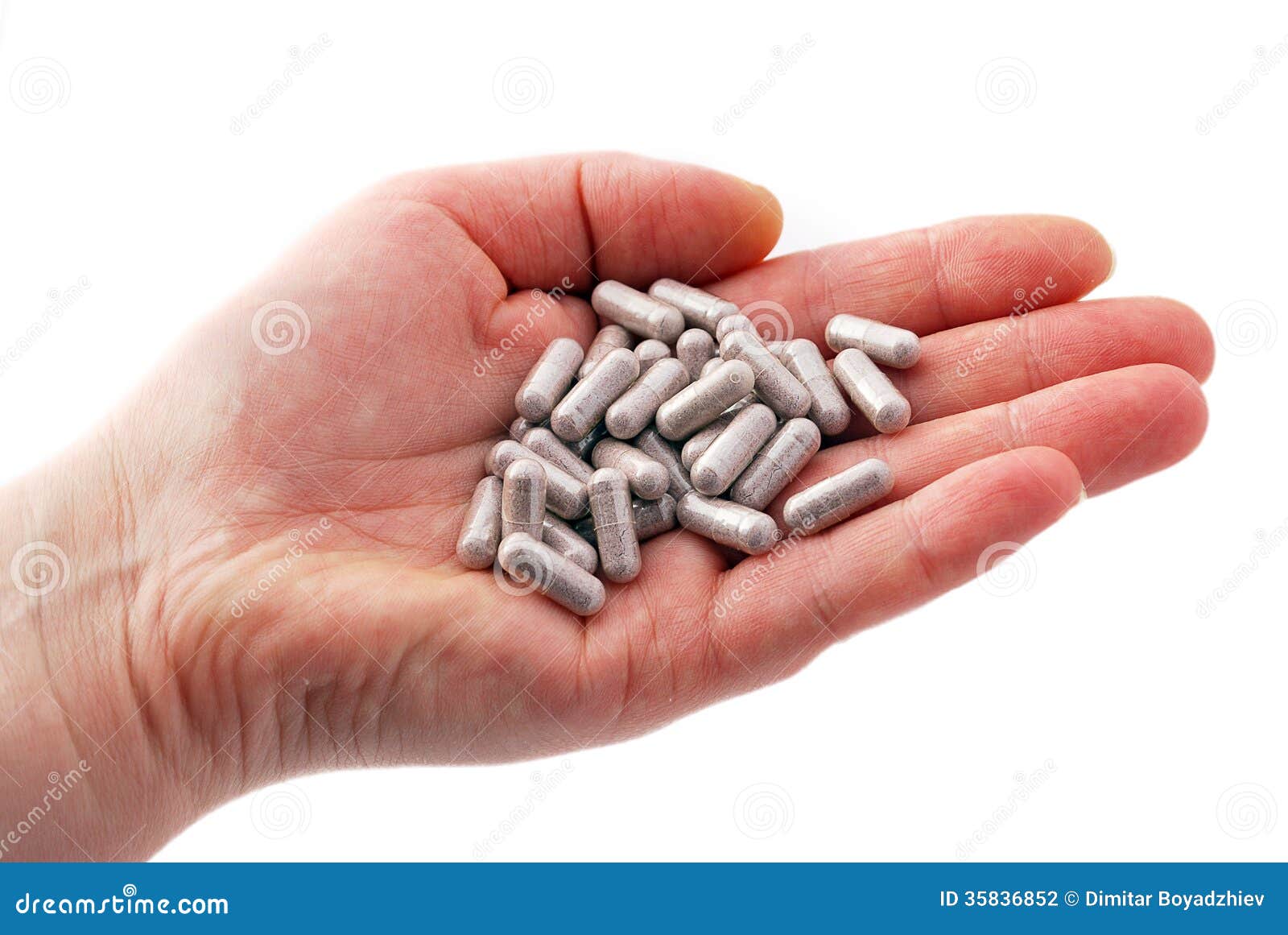 Pills in hand stock photo. Image of pressure, diabetes - 35836852