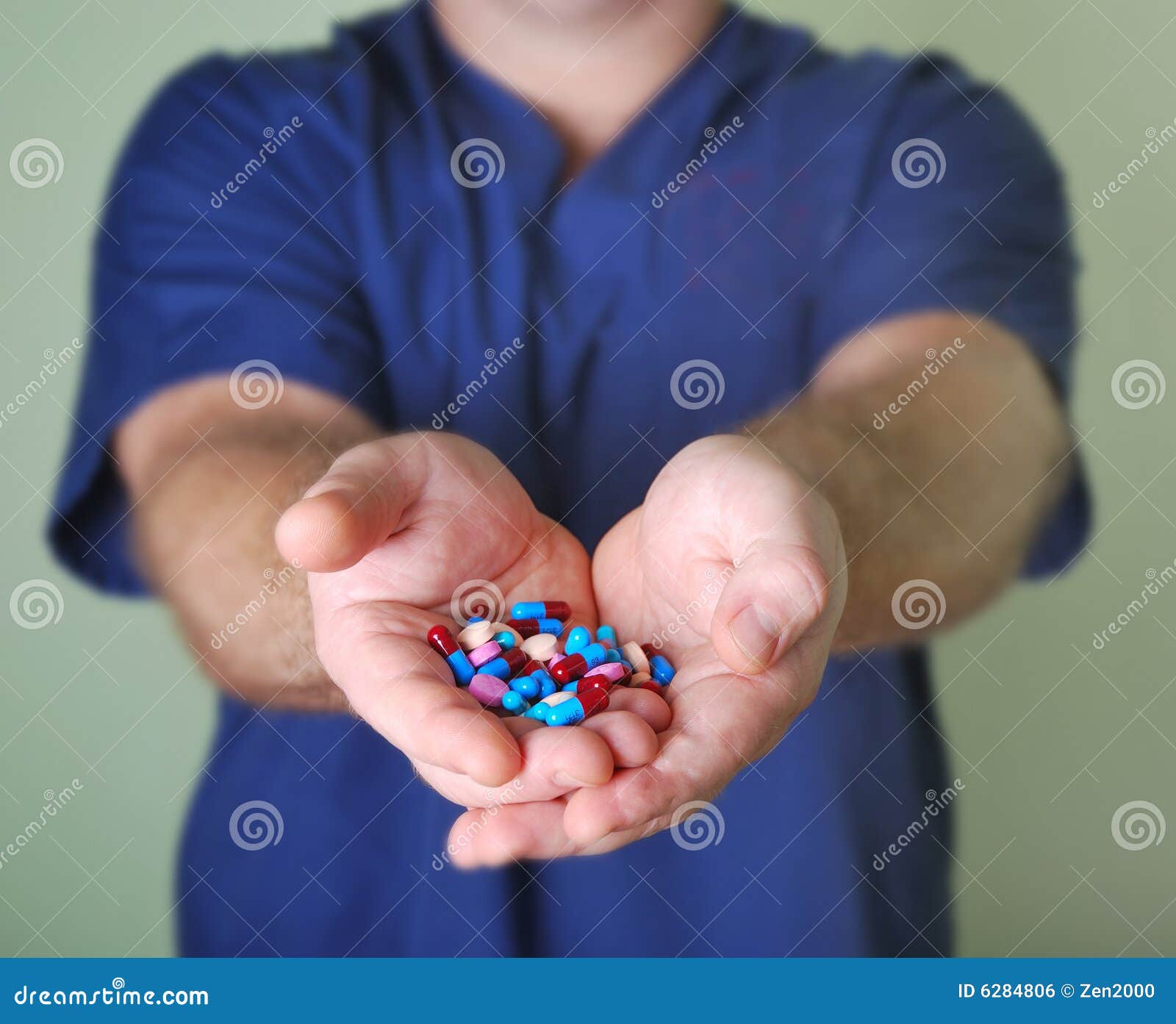 Pills in hands stock photo. Image of healthcare, fingers - 6284806
