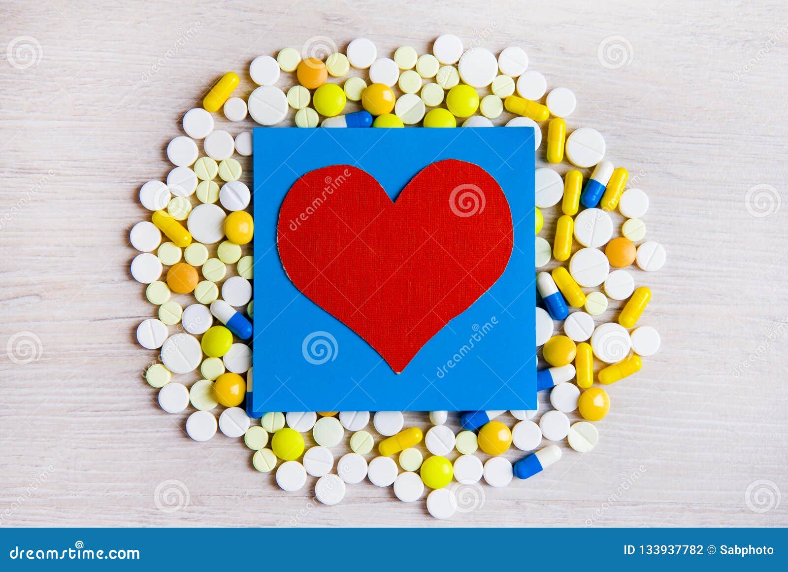 Pills and Heart Shape stock photo. Image of shape, heart - 133937782