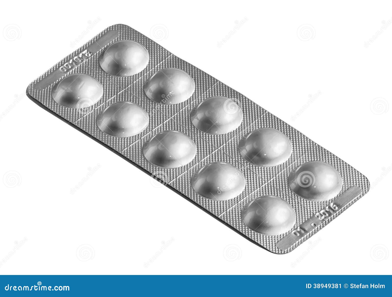 Pills in a metallic casing stock image. Image of antibiotic - 38949381