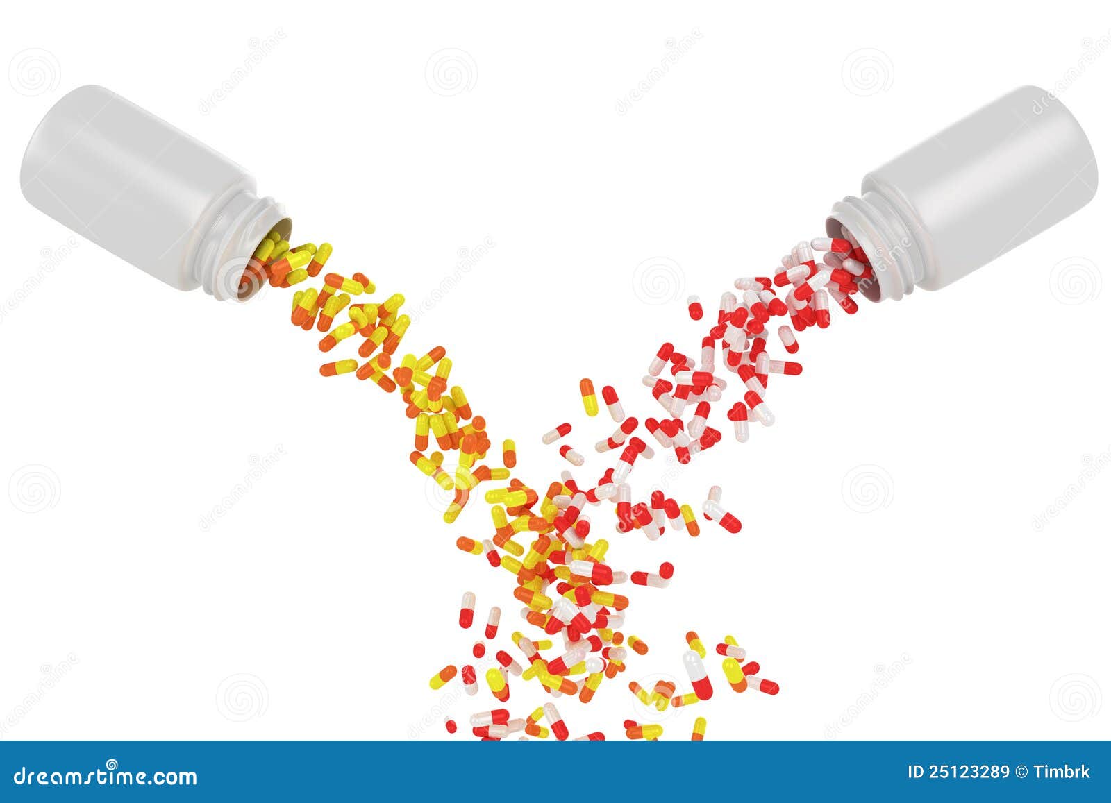 Pills mix stock illustration. Illustration of blank, container - 25123289