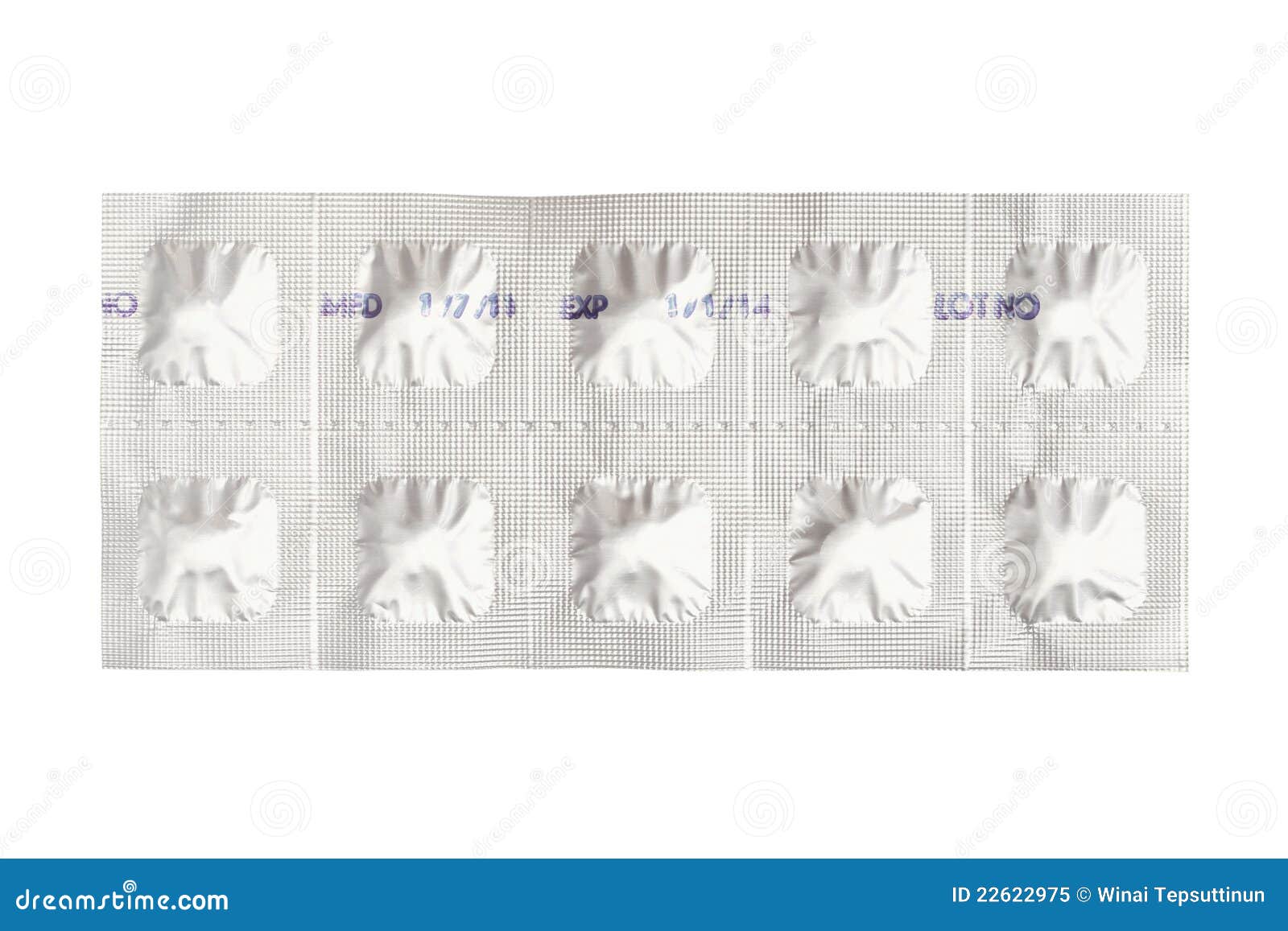Pills package stock image. Image of antibiotic, medical - 22622975