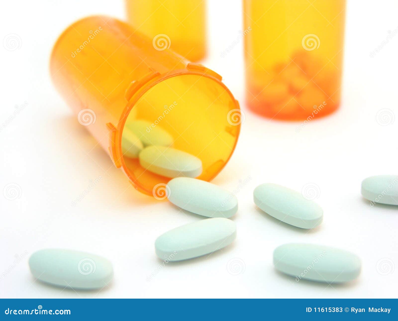 Pills and pill bottles stock image. Image of medication - 11615383