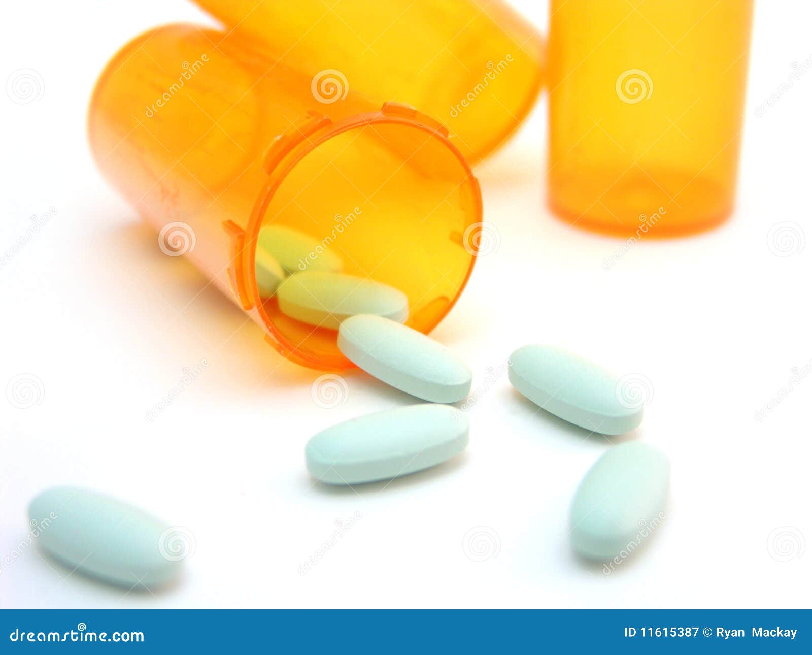 Pills and pill bottles stock image. Image of medical - 11615387