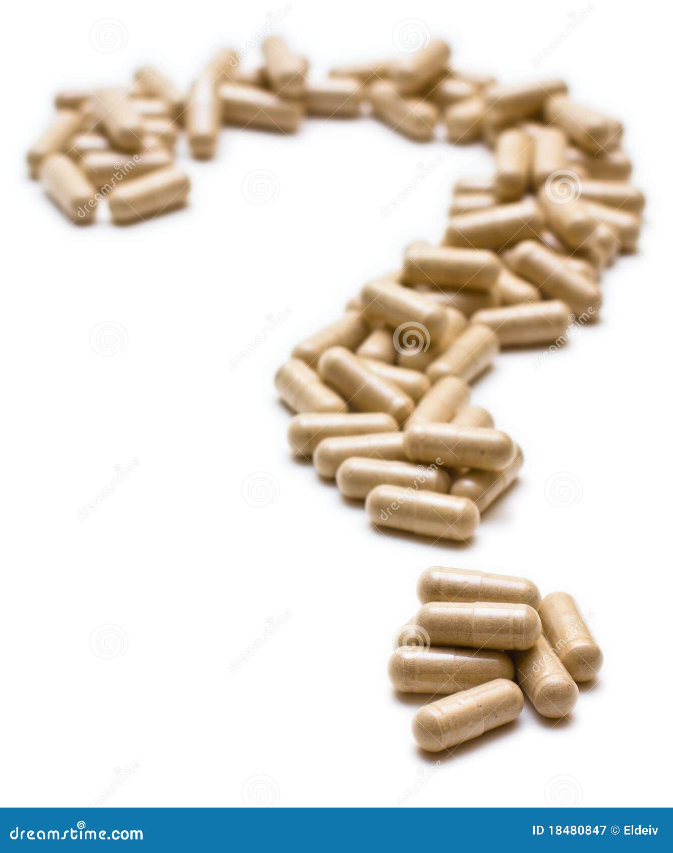 Pills question stock image. Image of question, white - 18480847