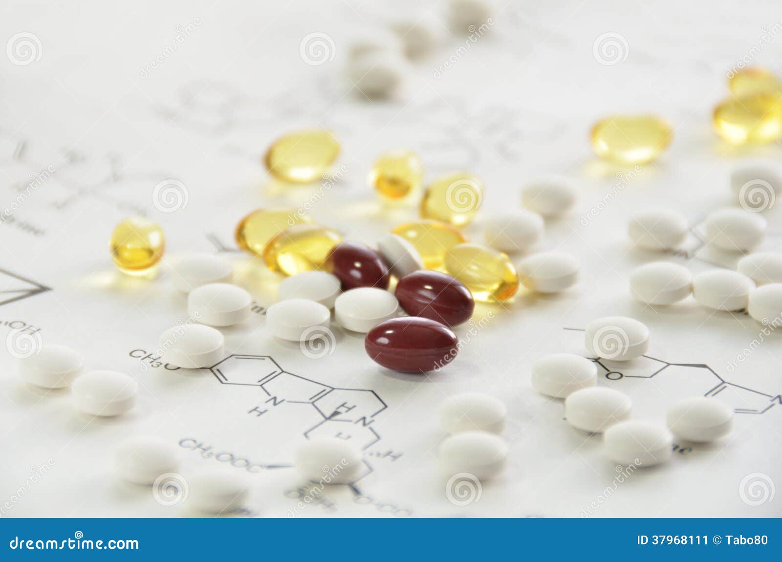 Pills and science stock image. Image of capsules, science - 37968111