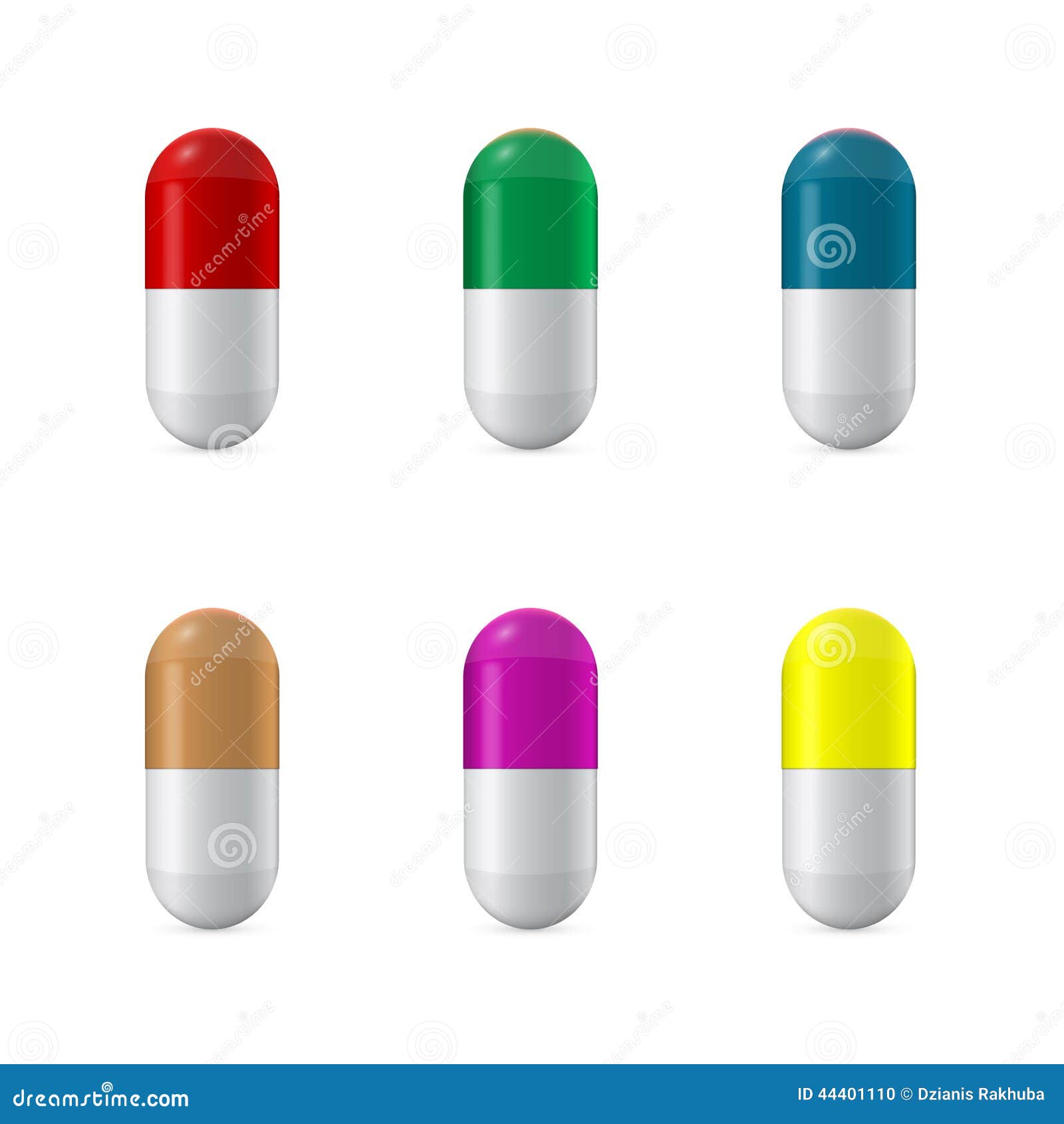 Pills stock vector. Illustration of medicine, pain, care - 44401110