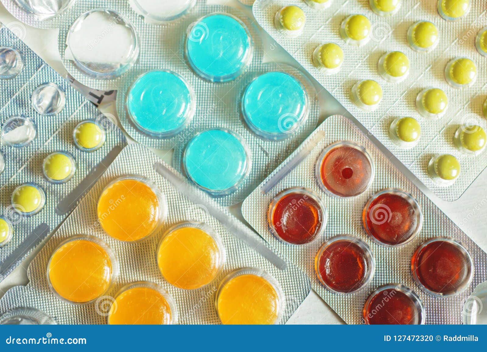 Pills set stock photo. Image of design, hospital, addiction - 127472320