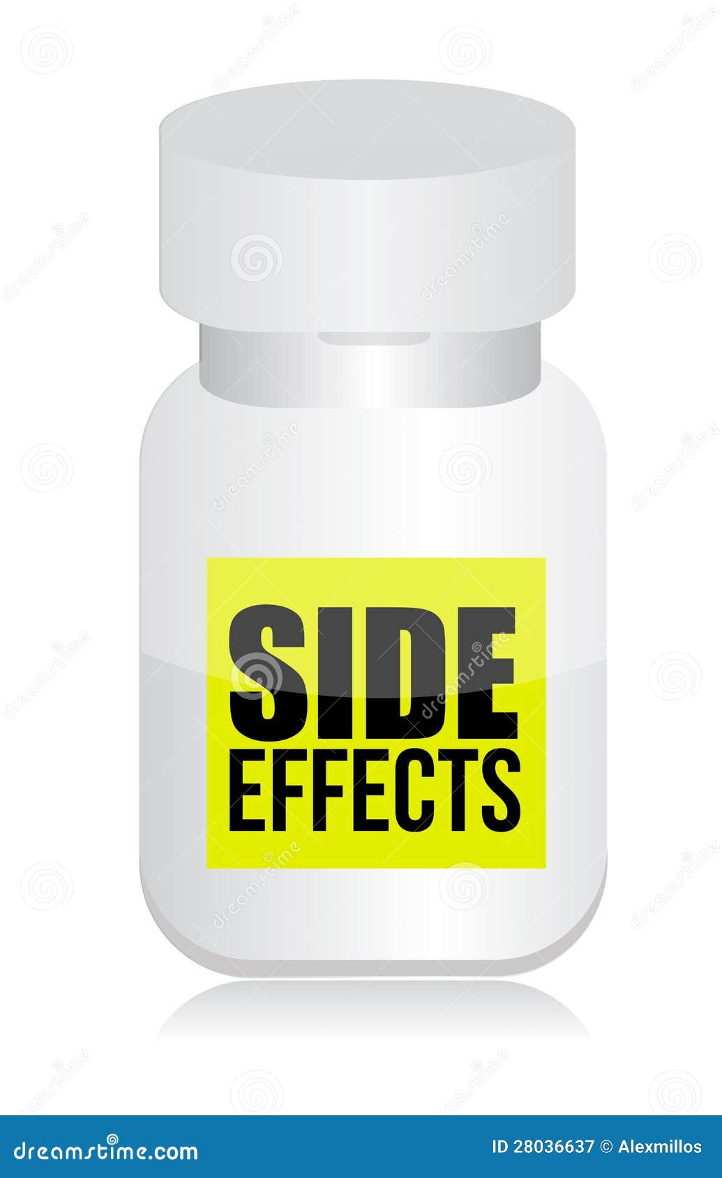 Pills With Side Effects Sign Royalty Free Stock Photography - Image ...