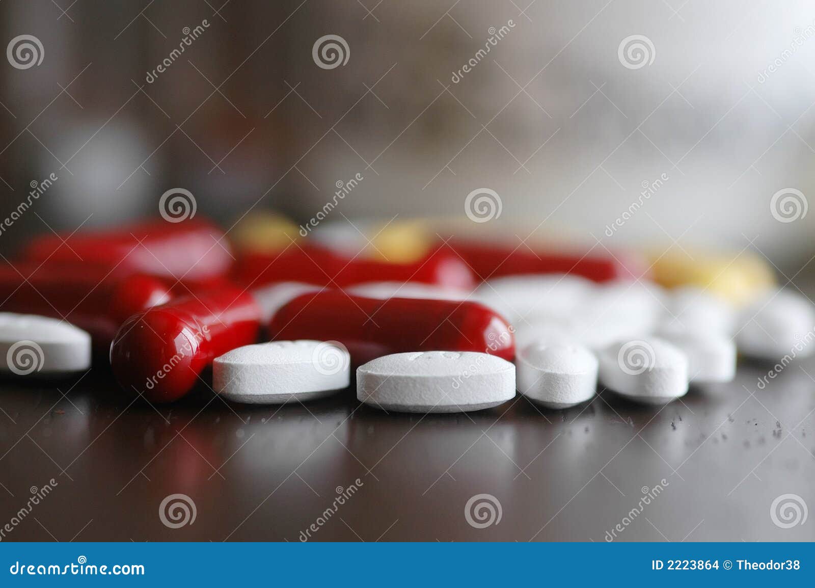 Pills on table stock photo. Image of medical, drugs, health - 2223864