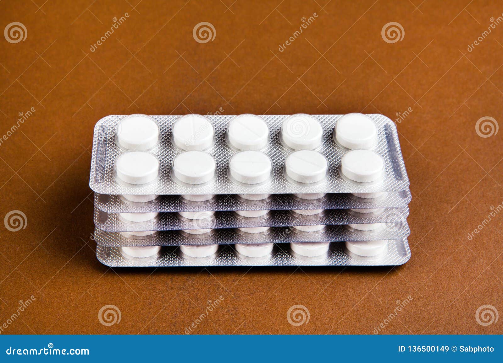 Pills on the Table stock image. Image of soporific, pack - 136500149