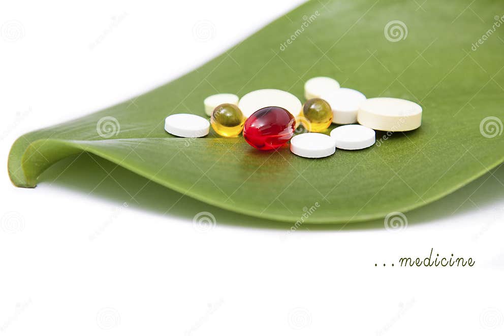 Pills therapy stock image. Image of container, nature - 27535975