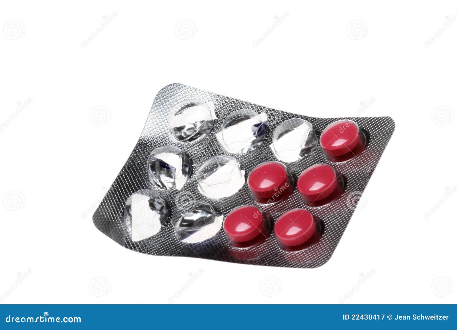 Pillules rouges image stock. Image du capsule, médicament - 22430417