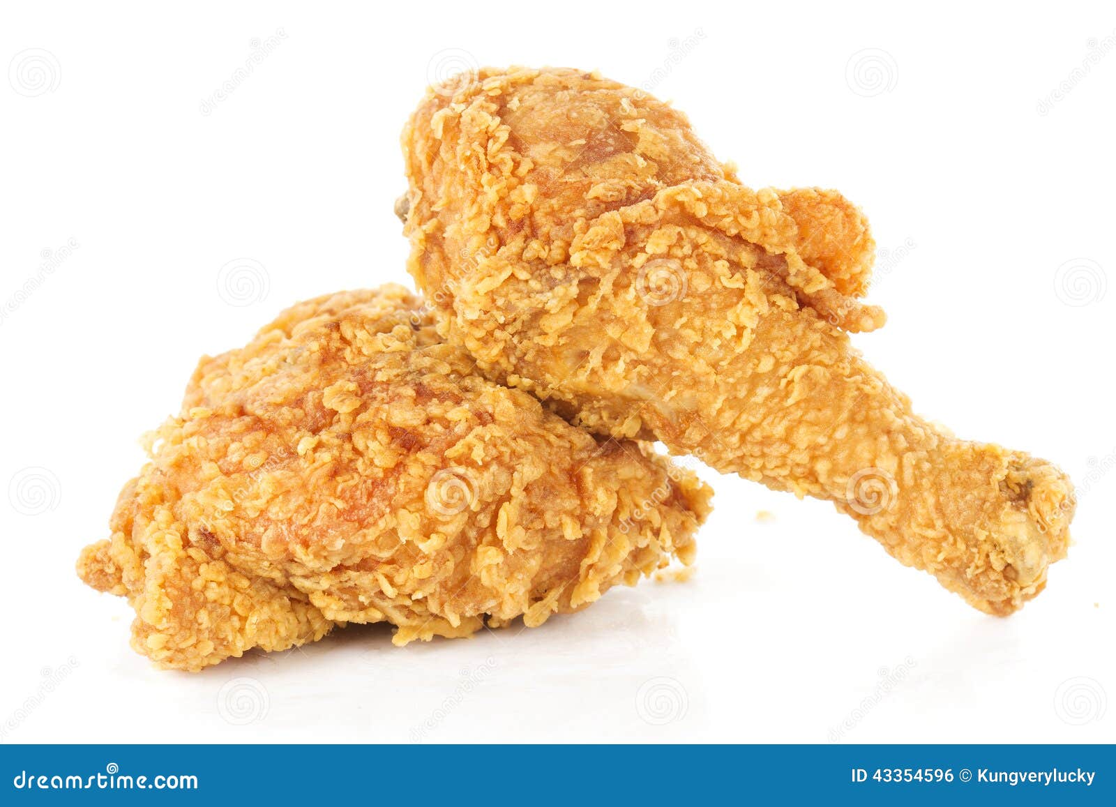 Pilon Et Hanche De Poulet Frit Photo stock - Image du restaurant ...