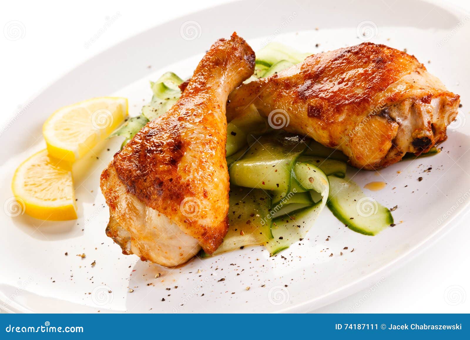 Pilon rôti de poulet image stock. Image du viande, déjeuner - 74187111